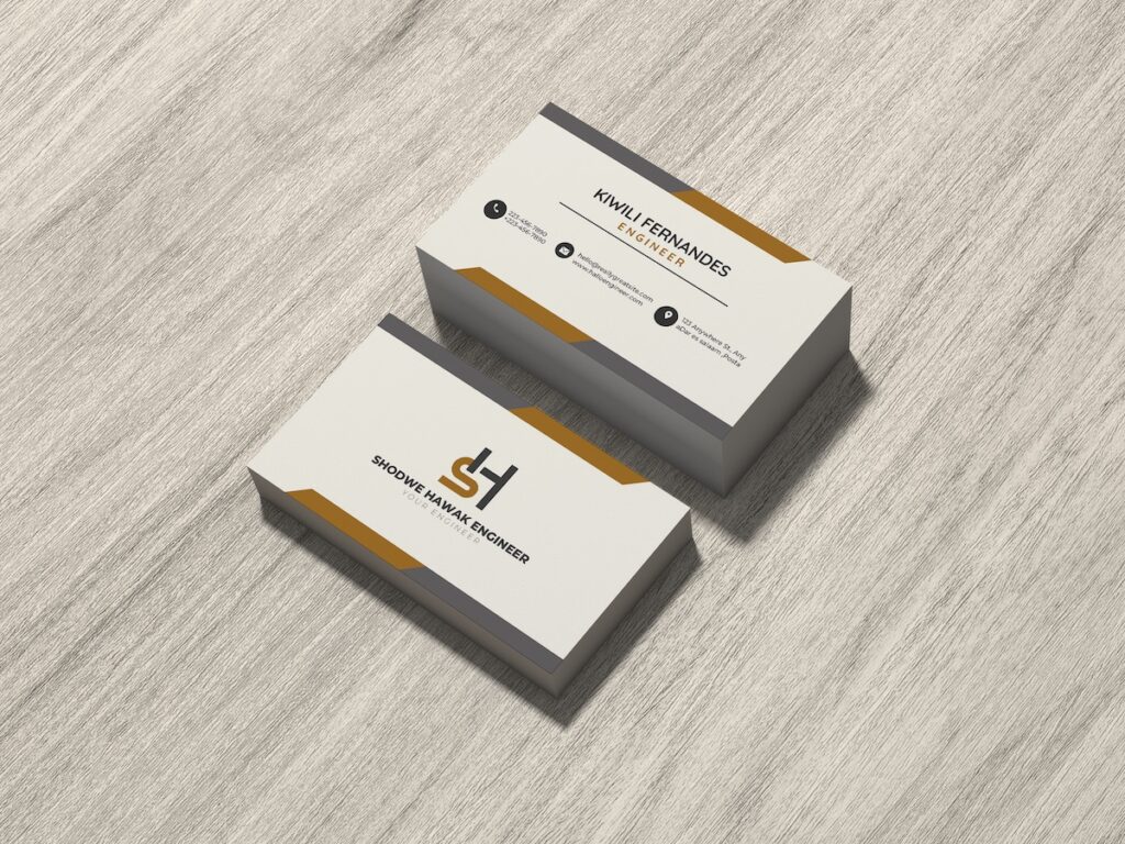 Engineer Business Card - Paper.co.tz